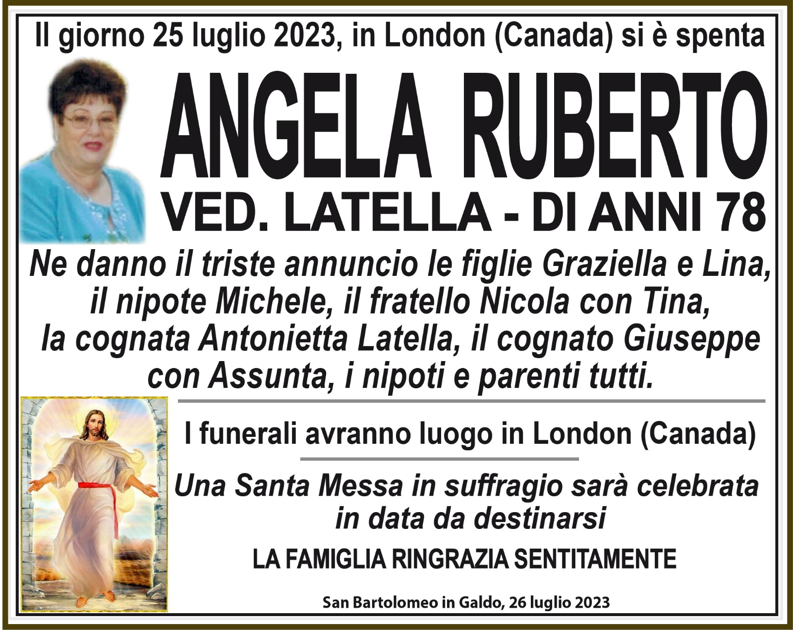 SanBartolomeo.info :: Angela Ruberto